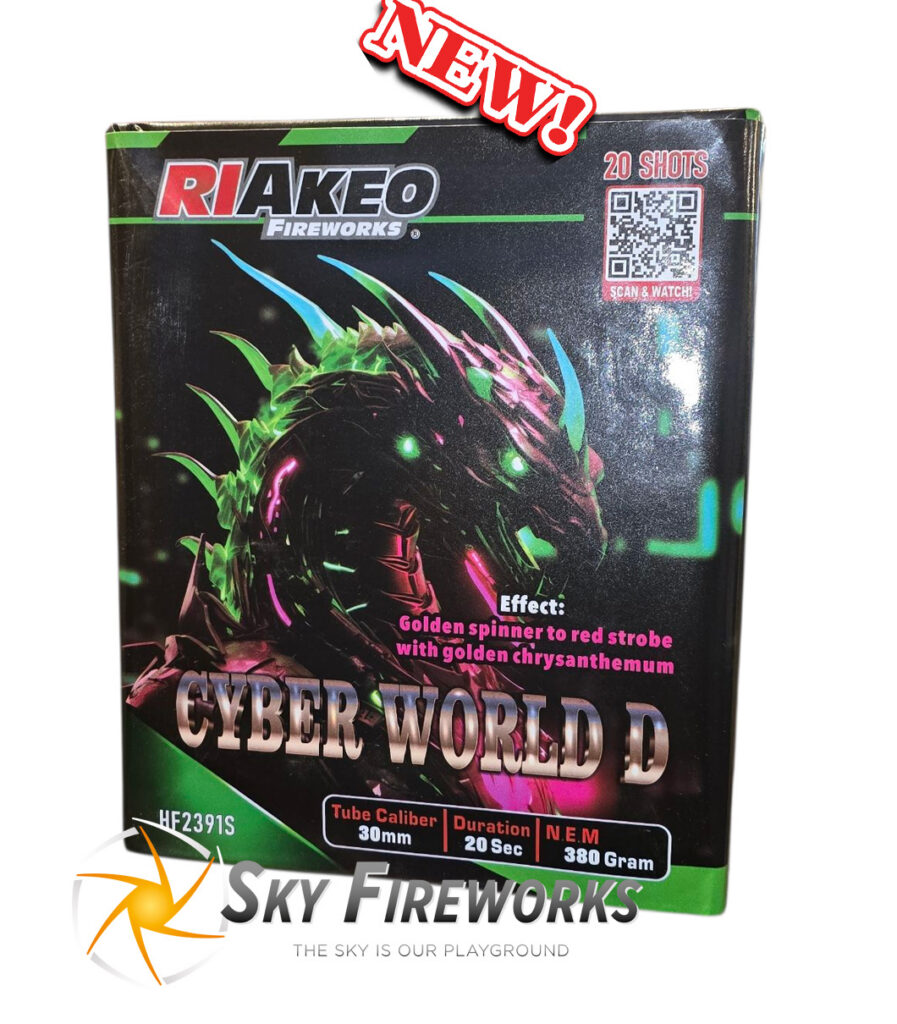 Riakeo - Cyber World D - Dragon - 30MM - Sky Fireworks Webshop